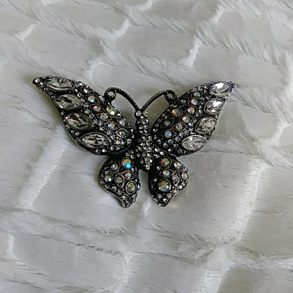 Jewelry | New Rhinestone Butterfly Brooch | Poshmark